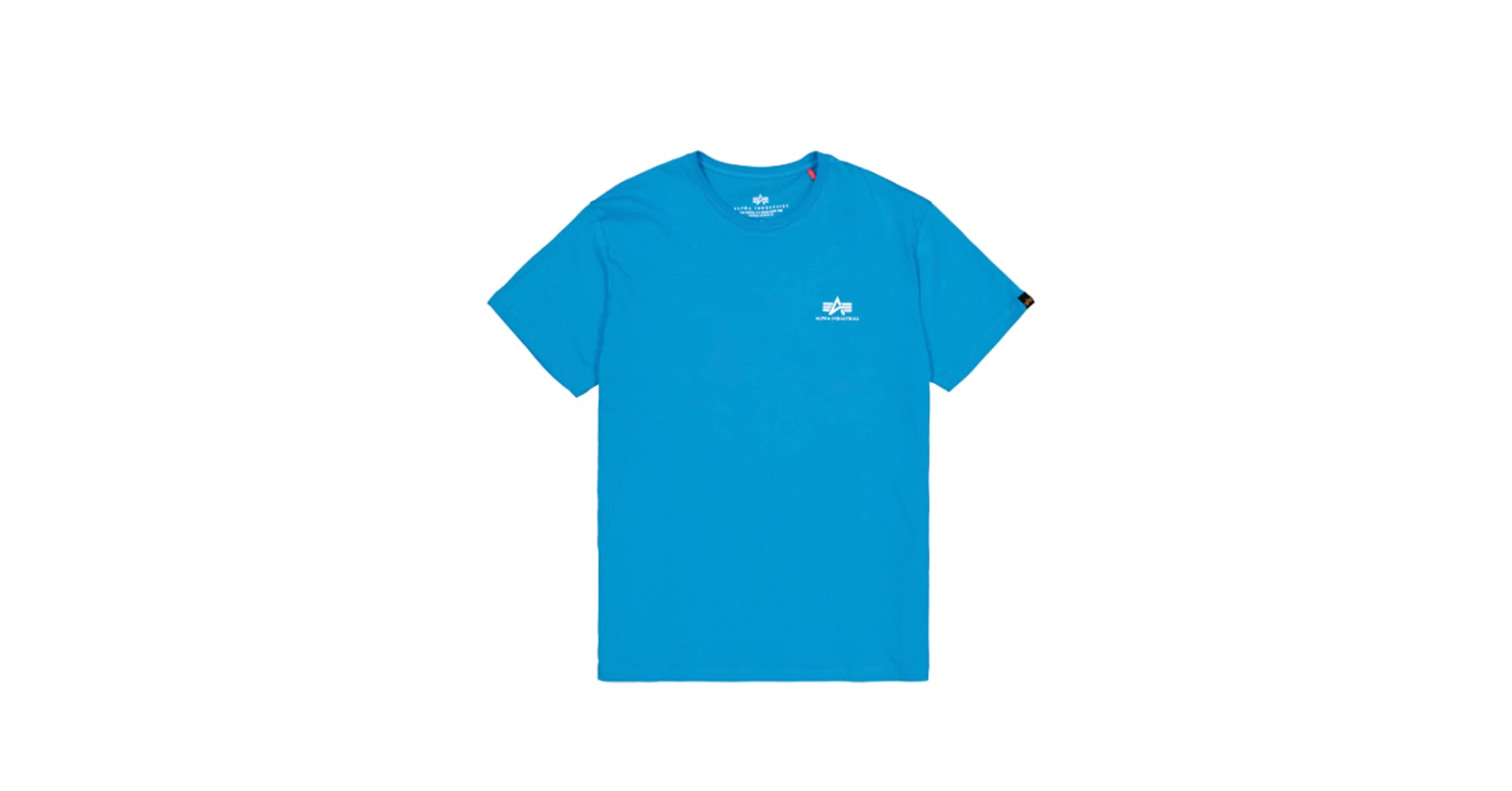 Basic T Small Logo - mediteranian blue Póló - Alpha Industries