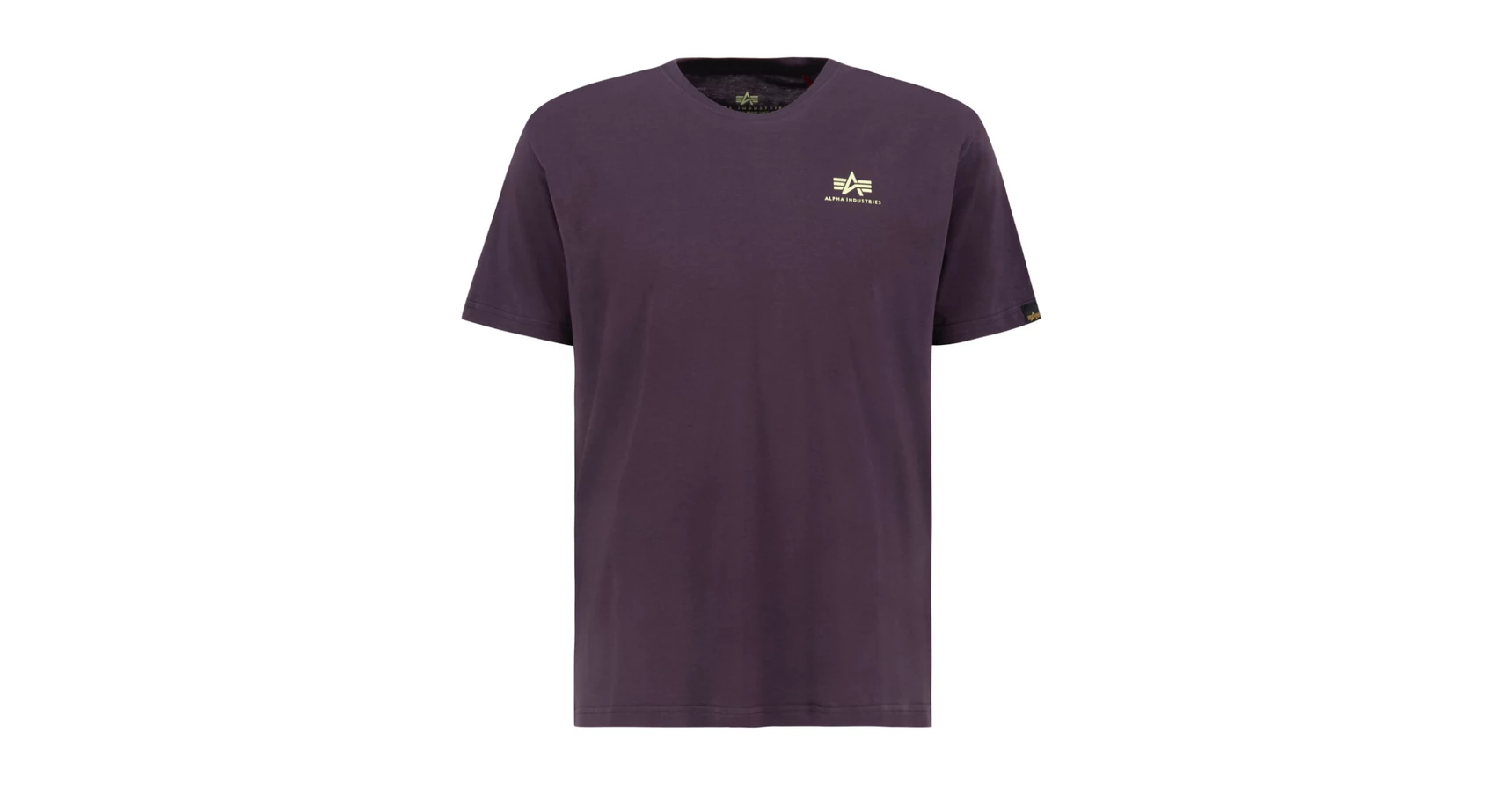 Basic T Small Logo - plum póló - Alpha Industries