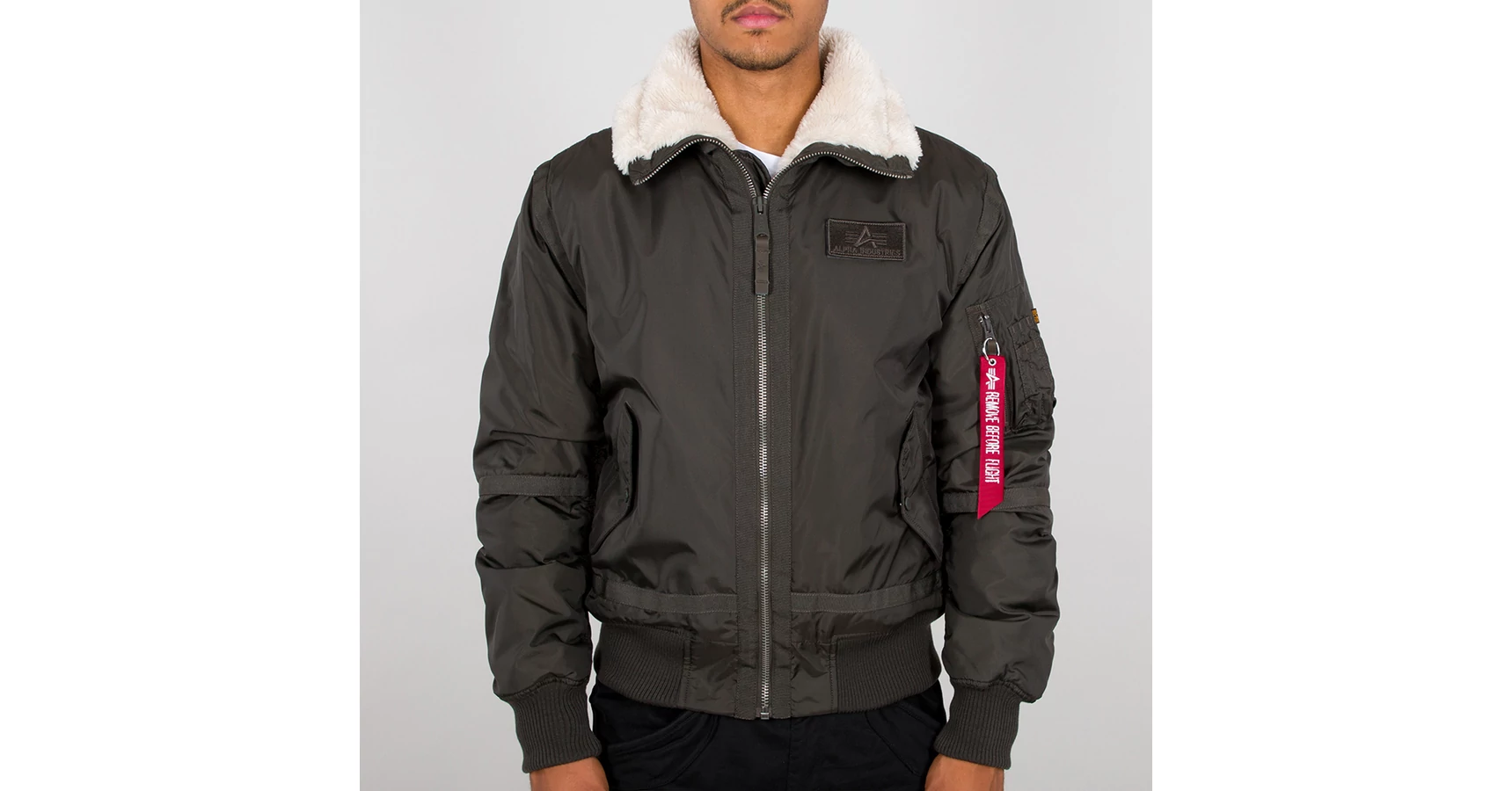 B15-3 TT - black olive pilóta dzseki - Alpha Industries